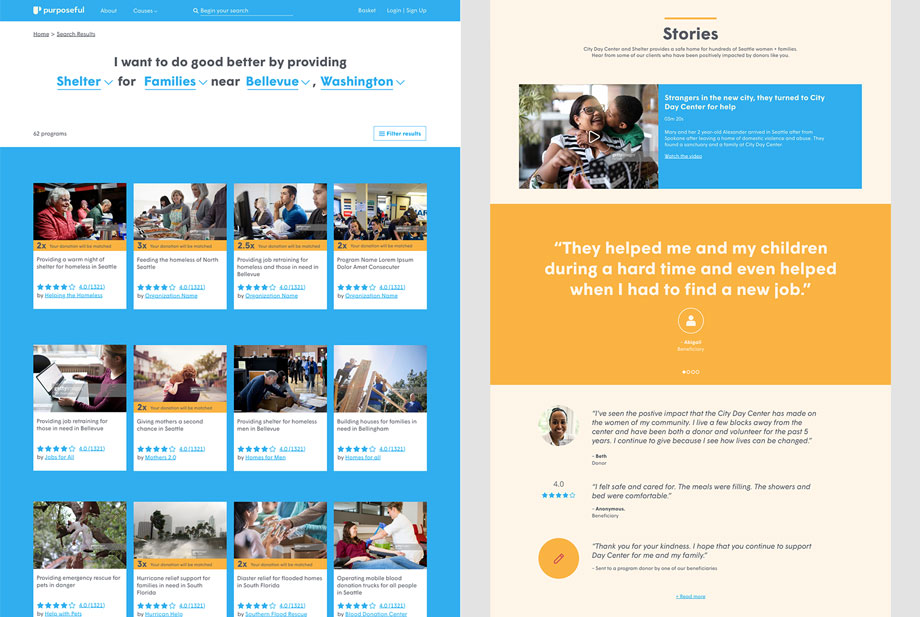 Purposeful Website Concept Design - GERG WERK